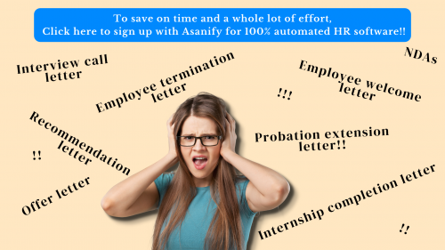HR Letter Templates | Asanify