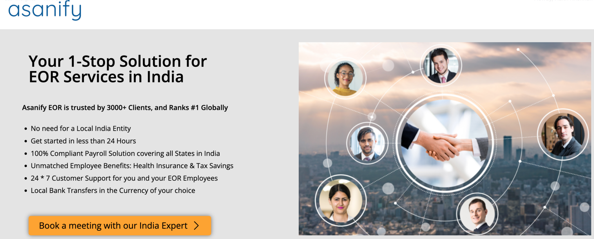 Top 10 Best Employer of Record Service Providers in India | Asanify